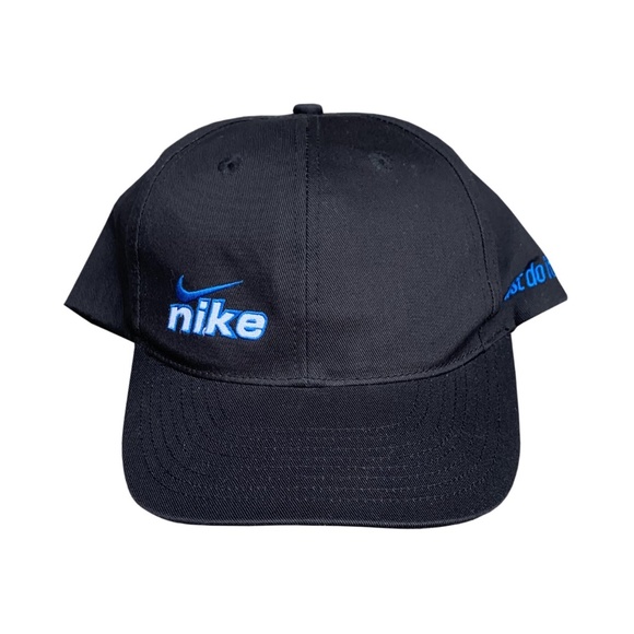 Nike | Accessories | Vintage Nike Black Royal Blue Snapback | Poshmark